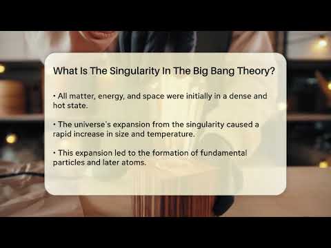 What Is The Singularity In The Big Bang Theory? - Science Through Time