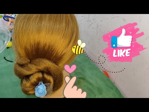 Band Puff Hairstyle For Wedding|Beautiful Juda Hair Style|Easy Graceful Hairstyle Totorials|