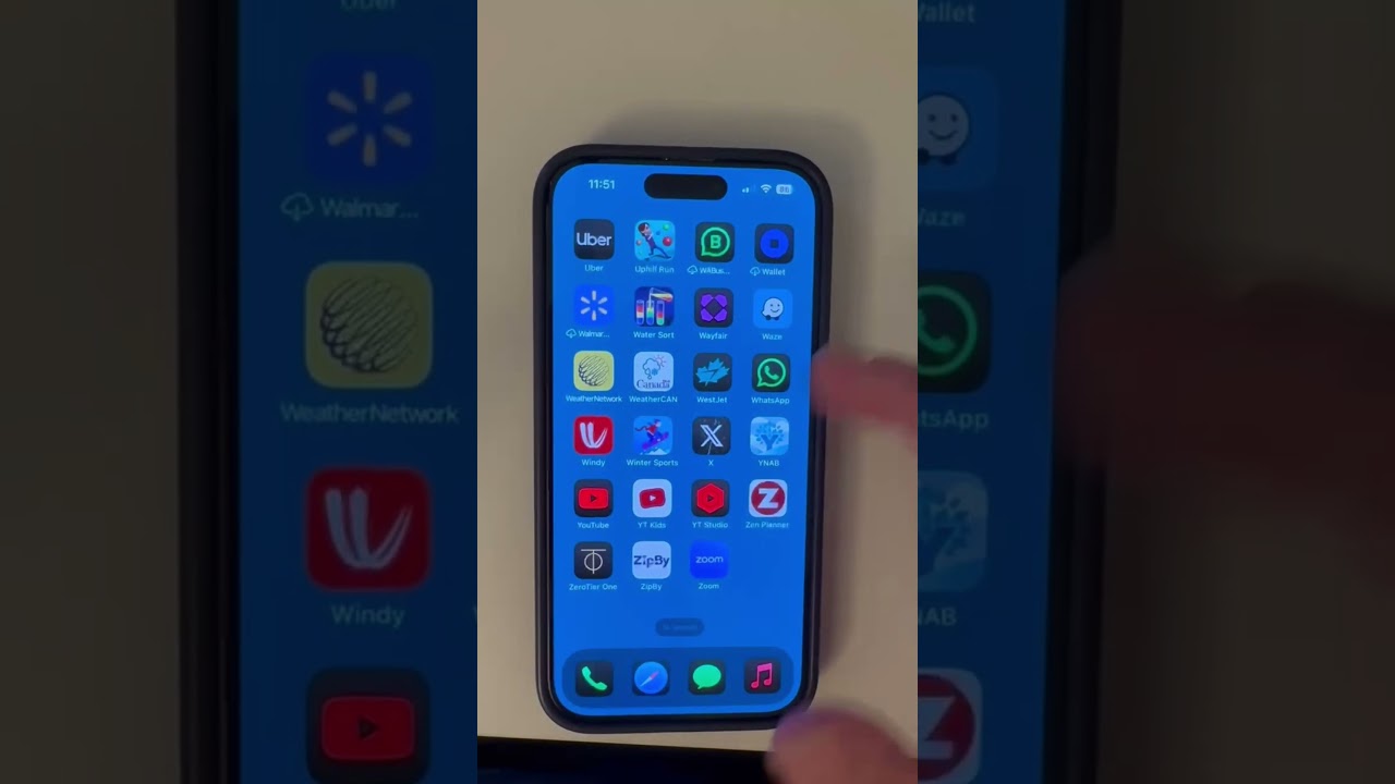 Quickly delete apps from your home screen #iphone #ios