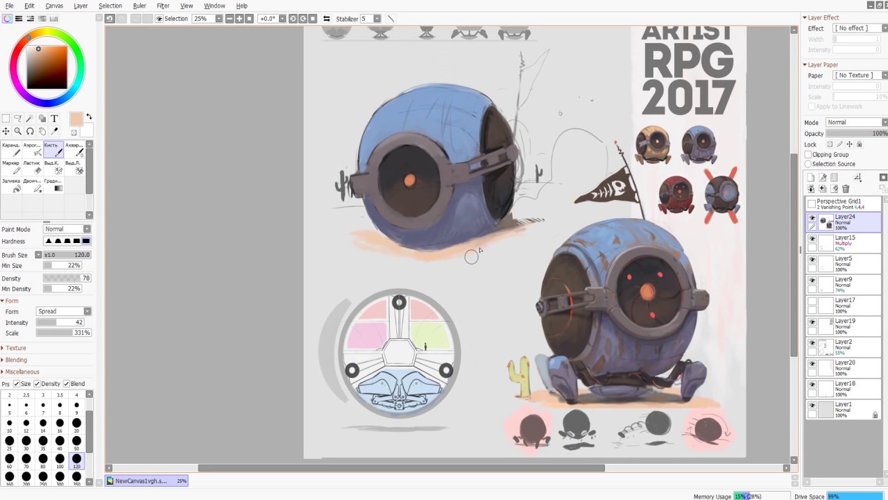 Speedpaint (Paint Tool SAI) Ship