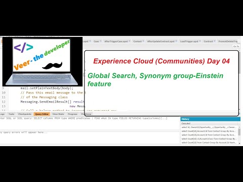 Day 04 Global Search, Synonym group-Einstein feature in Experience cloud (Communities)