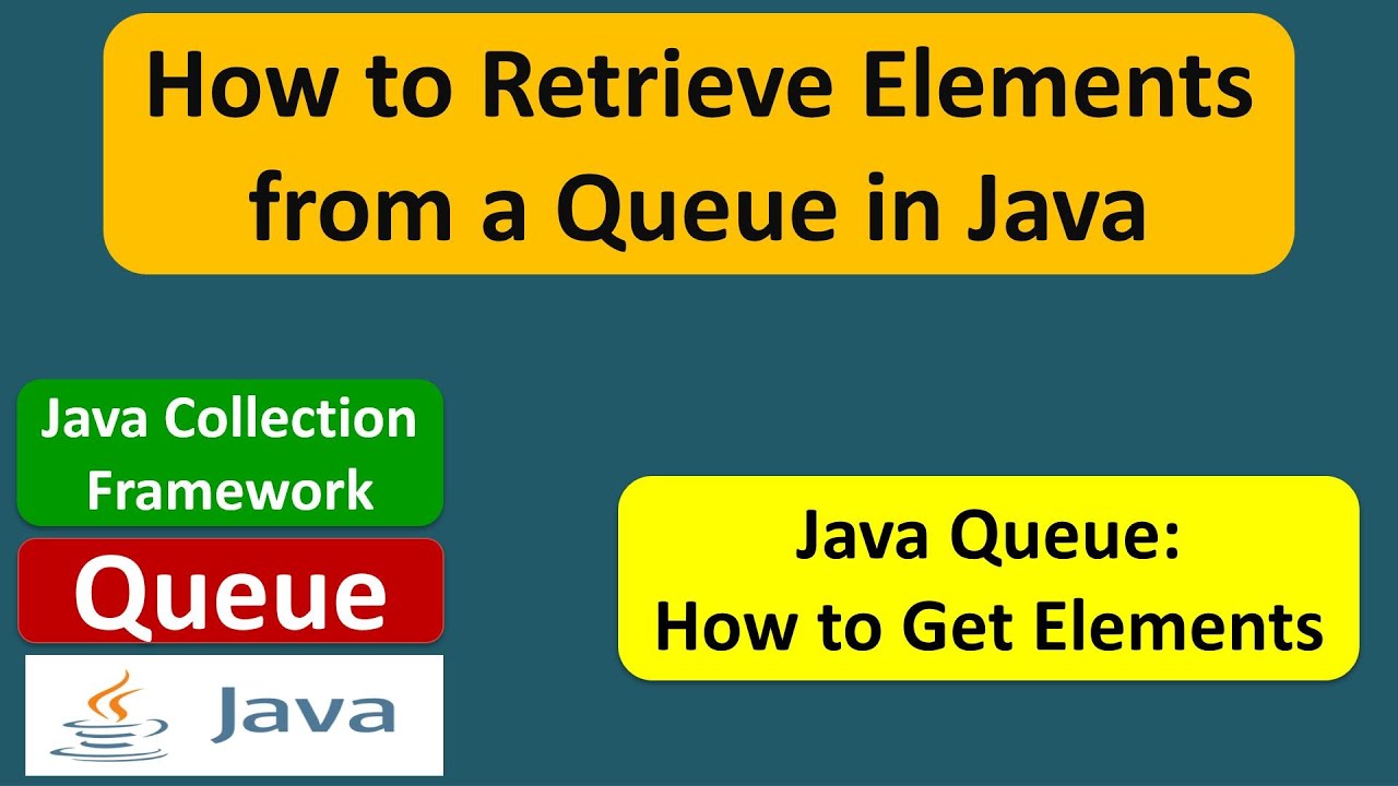 How to Retrieve Elements from a Queue in Java | Java Collection Framework