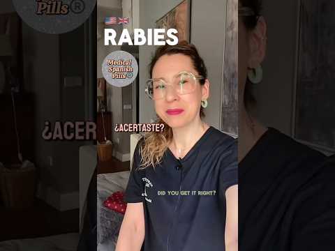 How to say RABIES in Spanish. #medicalspanish #spanishfordoctors #spanishpronunciation