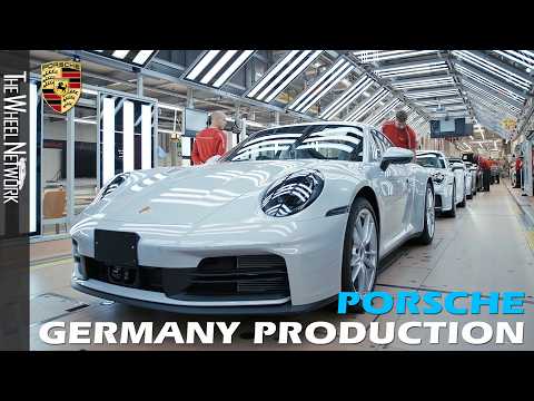Porsche Production in Germany [4K] – New 911 992.2 and Taycan Assembly in Zuffenhausen