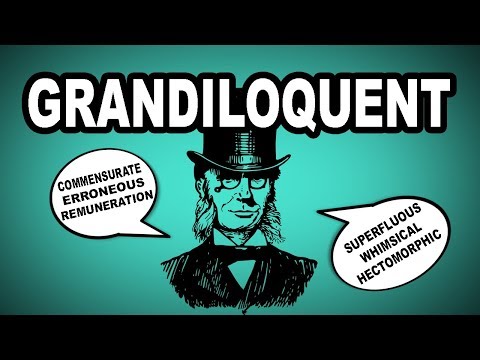 Learn English Words: GRANDILOQUENT - Meaning, Vocabulary Lesson with Pictures and Examples