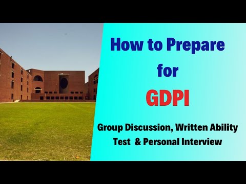 How to Prepare for GDPI | prepare for IIMS & Top B Schools | IIM's Interview