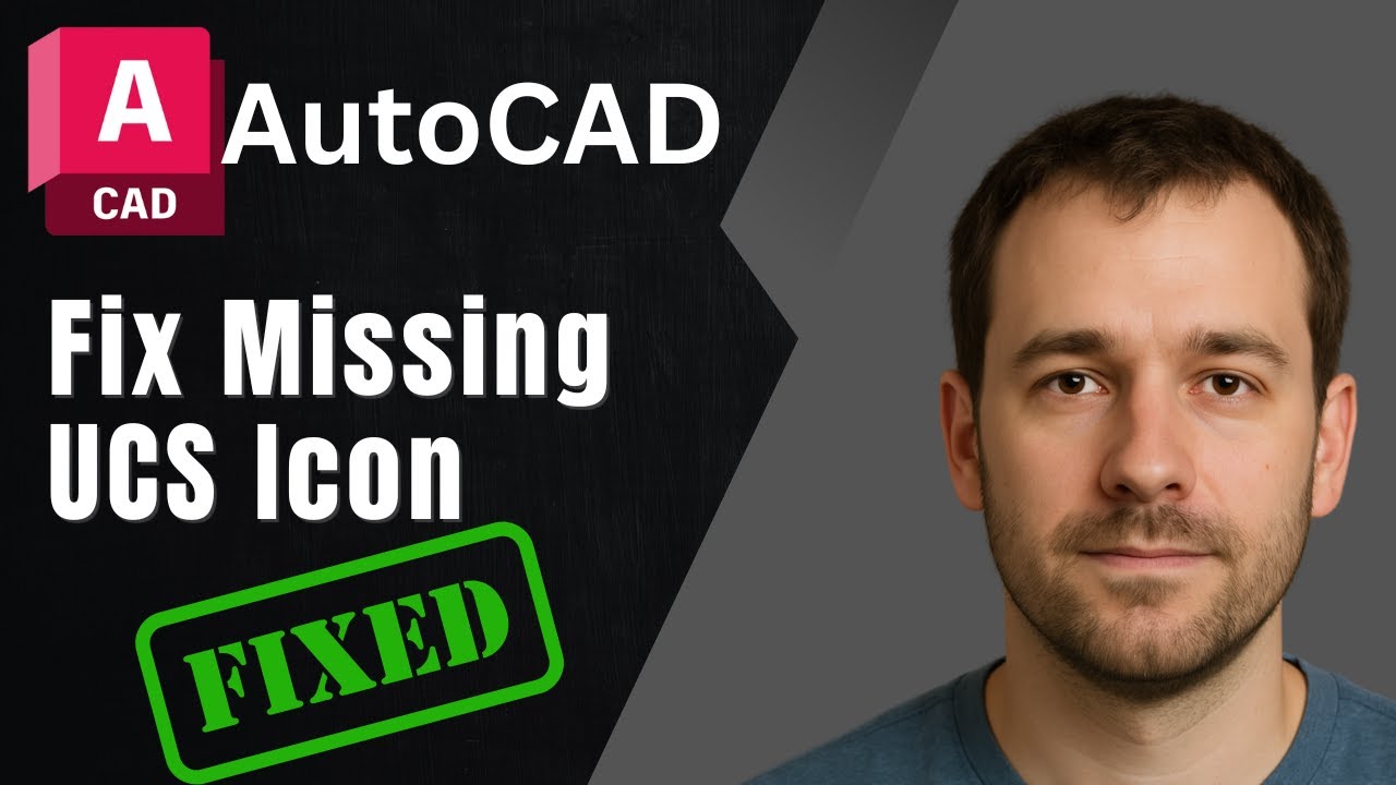 How to Fix UCS Icon Missing in AutoCAD (2025 Quick UI Fix)