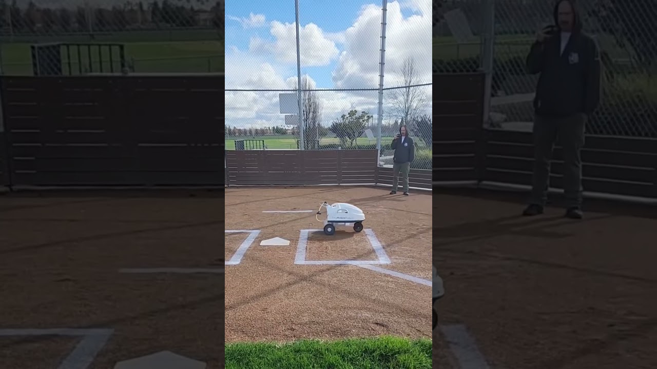 Painting diamond sports has never been easier! #baseball #softball #sportstech #baseballdiamond