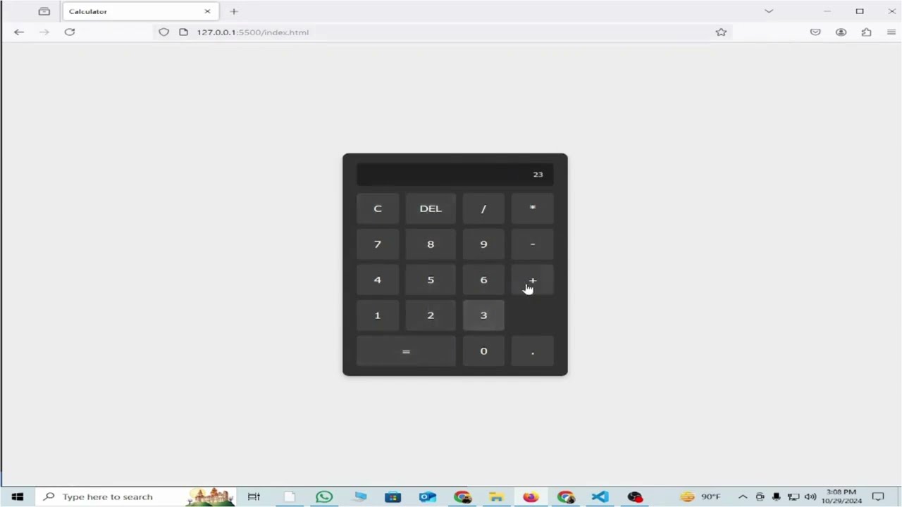 Build a Simple Calculator Using HTML, CSS & JavaScript   Step by Step Tutorial