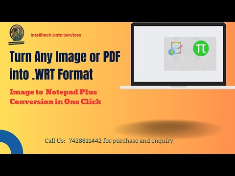 Image to Notepad - Image To Text Conversion from Hyderabad