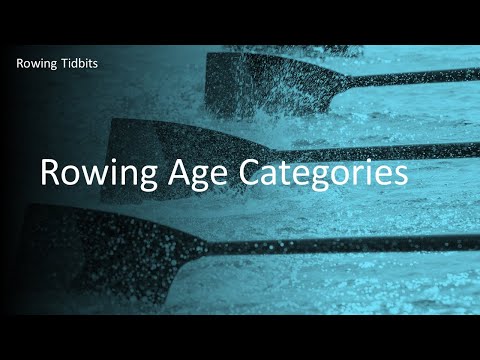 Rowing Age Categories in United States