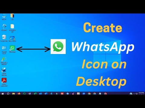 Create Whatapps Shortcut on Desktop Windows 11/10 || 2024