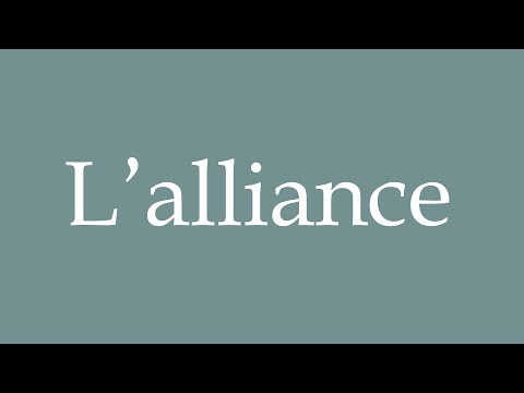 How to Pronounce ''L'alliance'' Correctly in French