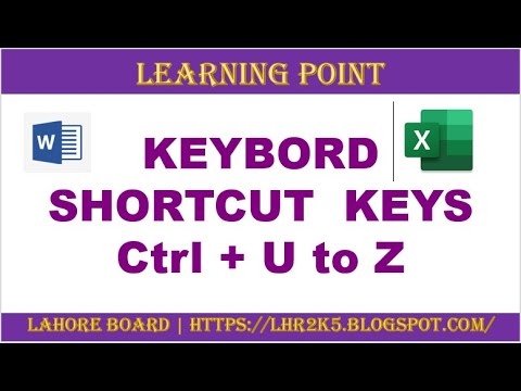 Shortcut keys of Computer