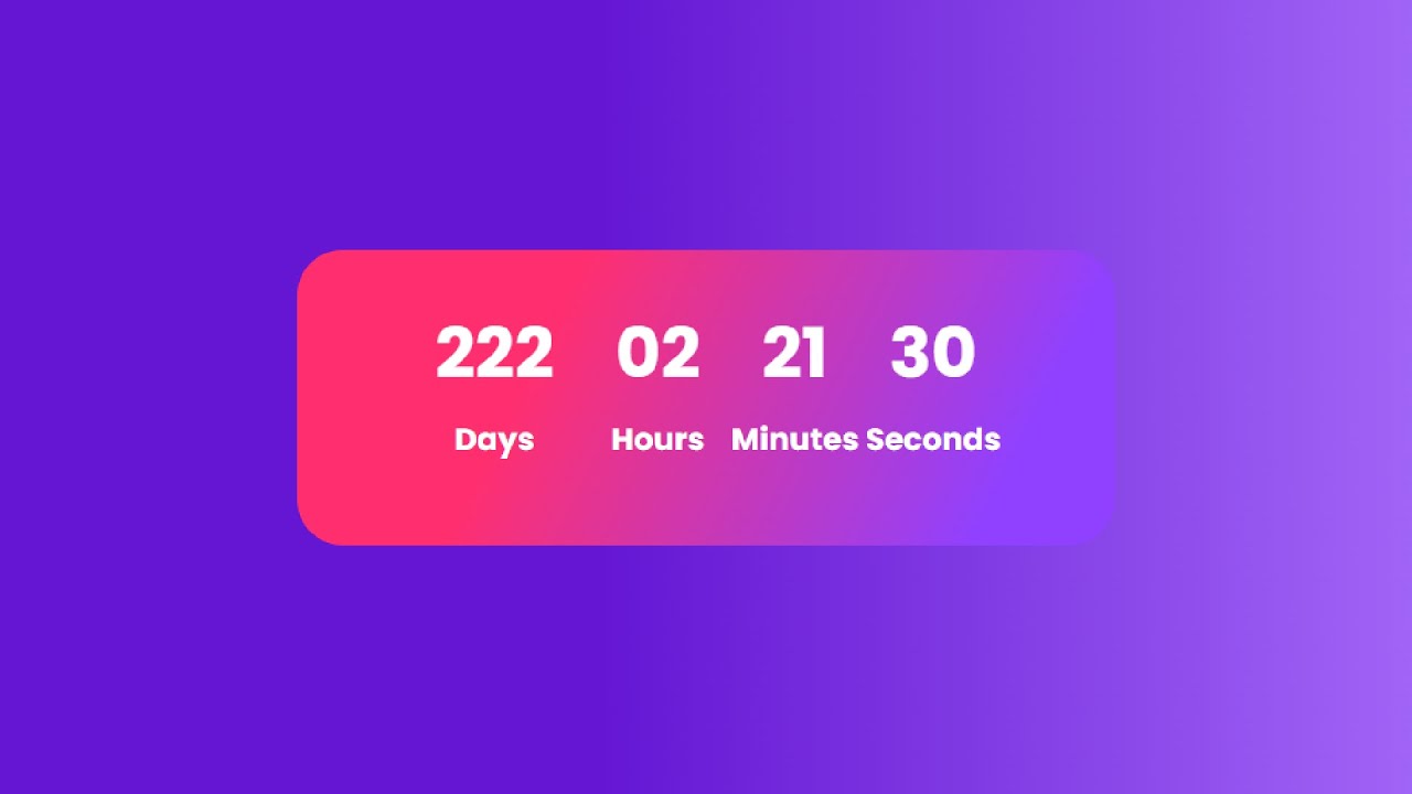 Countdown Timer in jQuery | Countdown jQuery Plugin 5 minutes