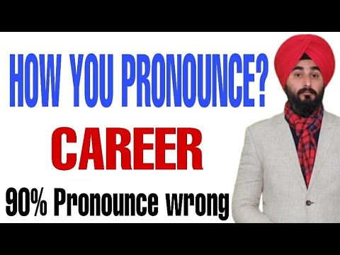 How To Pronounce Career | Mispronounced English Words | Improve English Pronunciation With Raman