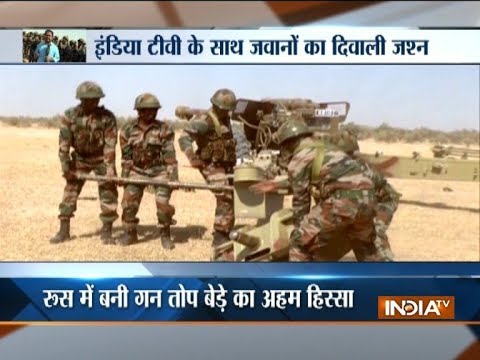 Indian Army conducts battle exercise in the deserts of Rajasthan's Pokhran