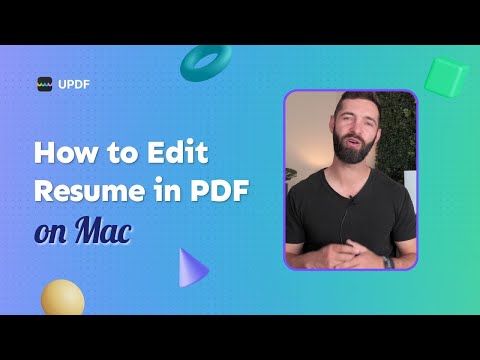 How to Edit Resume in PDF on Mac