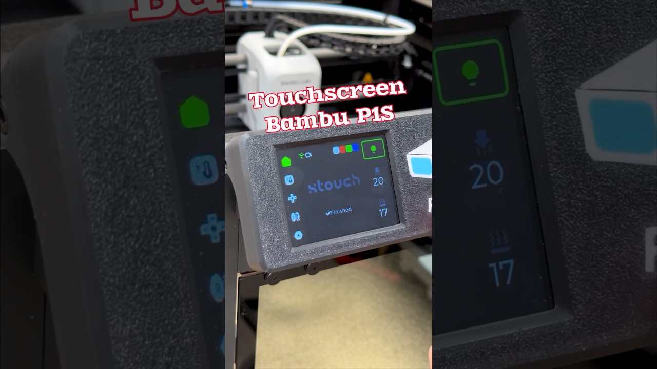 3D printer touchscreen upgrade! 👀