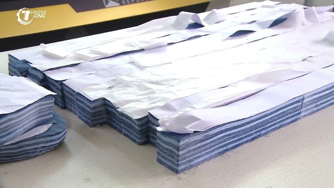 Truster CNC Automatic Multi Layers Fabric Cutting Machine