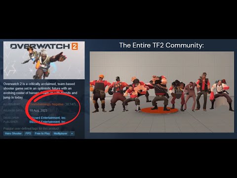 (TF2 Meme) TF2 VS Overwatch 2 reviews: