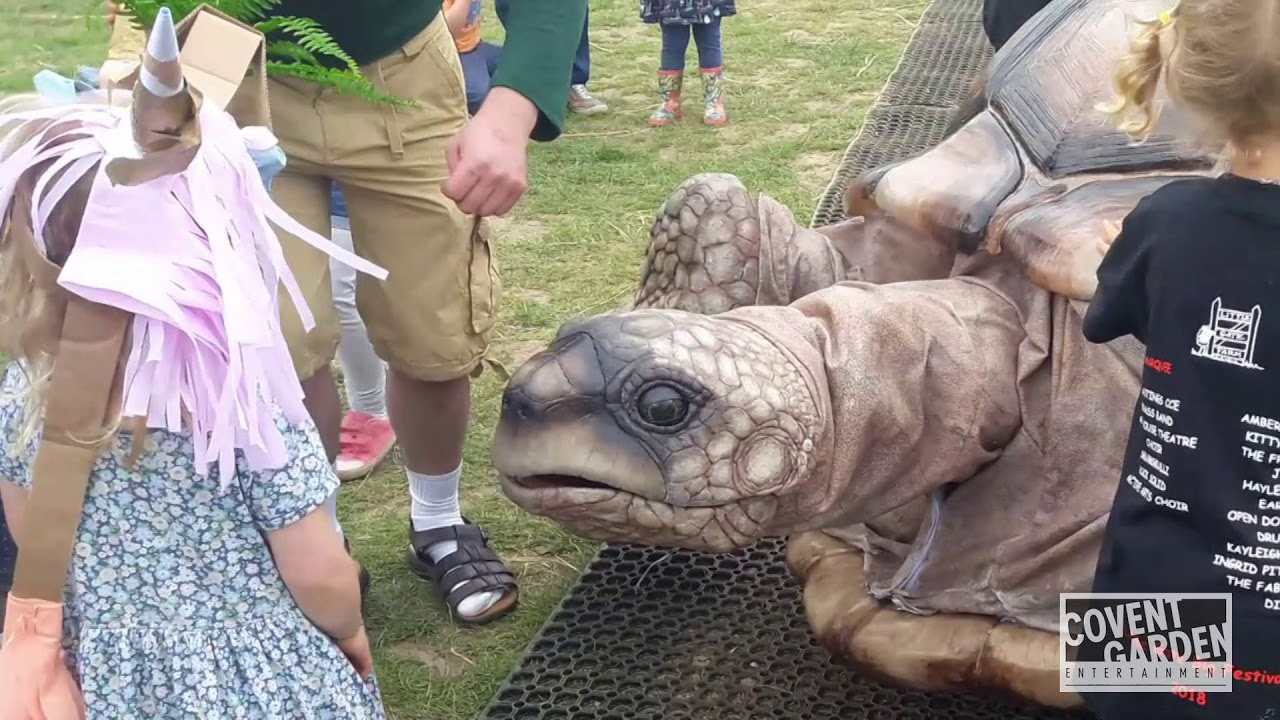 Tortoise Puppet Walkabout Entertainment - Moving Animal Acts