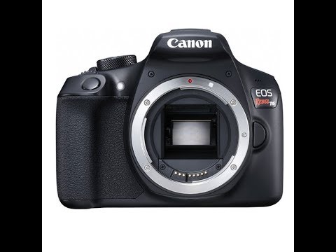 Canon EOS Rebel T6 Digital SLR Camera with 18-55mm EF-S f/3.5-5.6 is II Lens + 58mm Wide Angle Lens