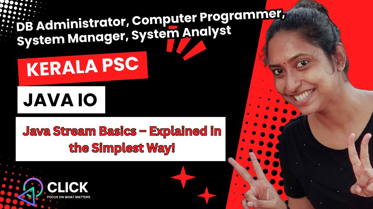 Java IO | Kerala PSC | Computer Programmer, System Analyst, System Manager