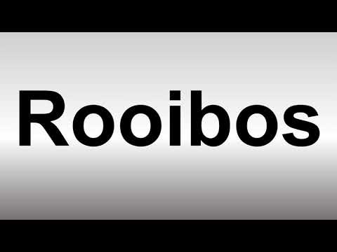 How to Pronounce Rooibos Tea