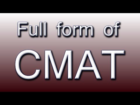 Full form of CMAT