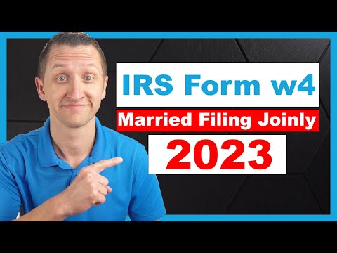 How to fill out IRS form W4 Married Filing Jointly 2023