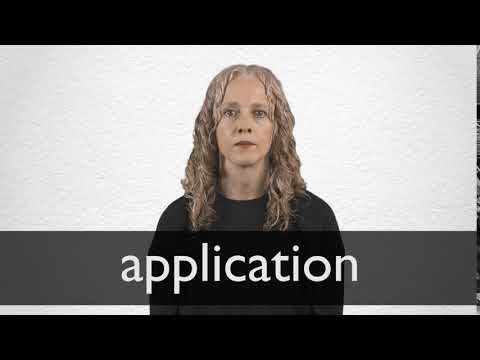 APPLICATION definition in American English | Collins English Dictionary
