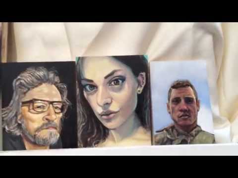 Yoni Matatyaou - Reddit Gets Drawn - Miniature Portrait painting.