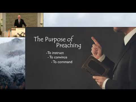 The Purpose of Preaching – Collegevue church of Christ