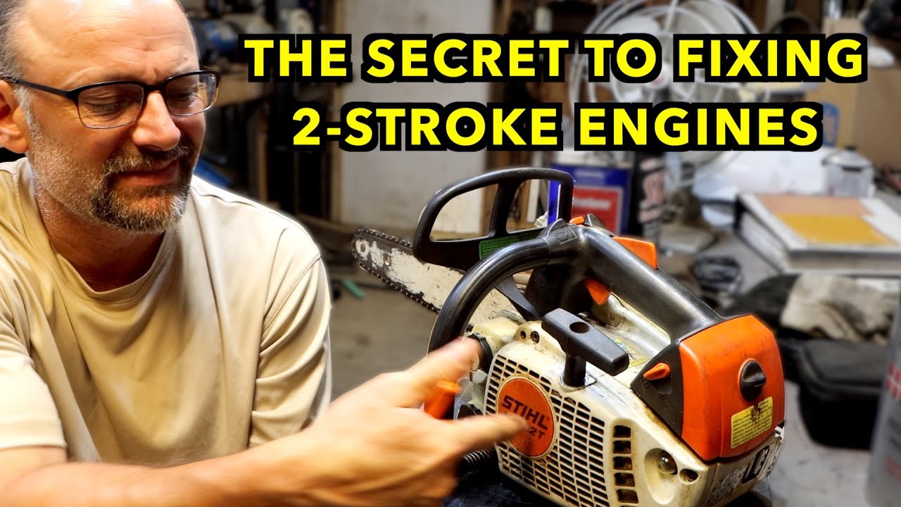 How To Troubleshoot A Chainsaw & 2-Stroke Engines.  Stihl MS192T