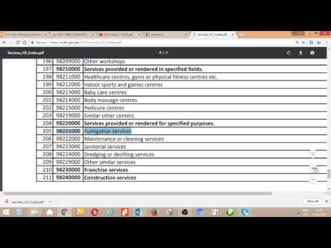 GST HS Code 98221000 Fumigation services
