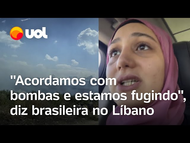 Brasileira no Líbano tenta fugir de cidade atacada por Israel