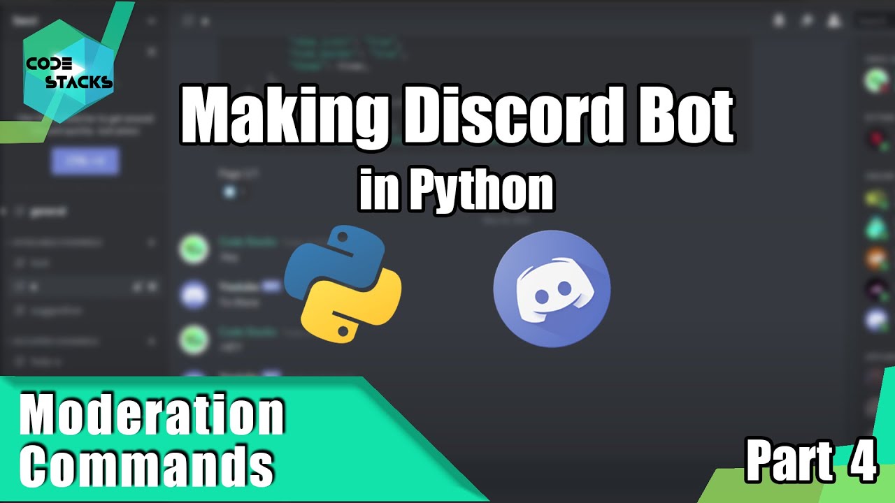 How to make Discord Bot || Moderation commands; Kick, Clear, Ban, Unban