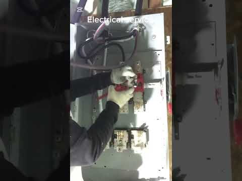 Electrical 400 amp disconnect