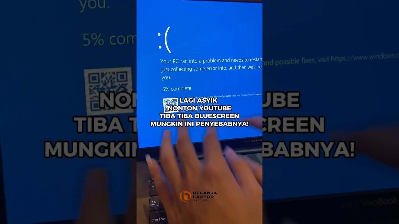 laptop bluescreen tiba-tiba?begini cara mengatasinya! #videoshort #tutorial #bluescreenerror