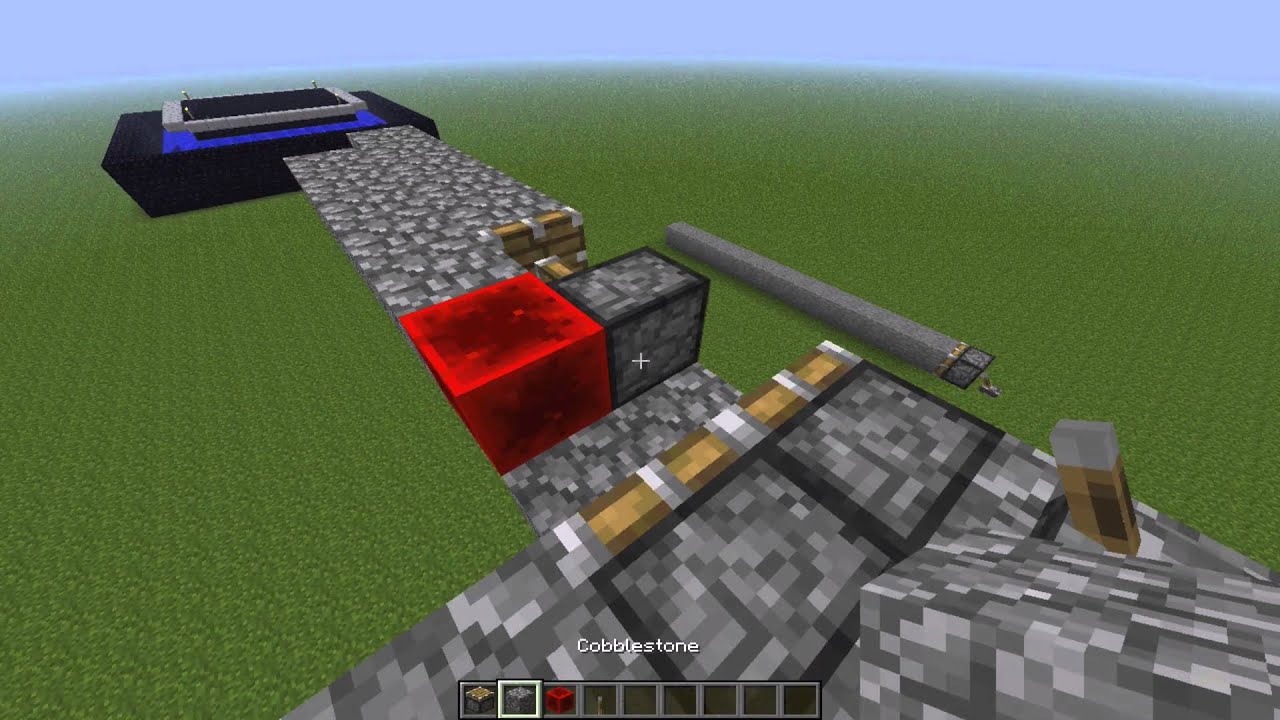 Minecraft-Infinity Piston Bridge TUTORIAL (Commentary)