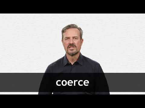 COERCE - Learn the Meaning, Synonyms & Translations | Collins English ...