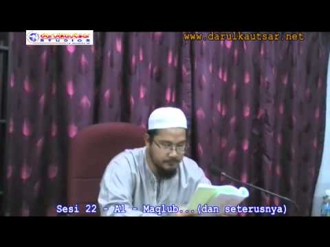Sesi 22 – Al-Maqlub, Al-Mazid Fi Muttasil Al-Asanid, Al-Mudhtarib ...