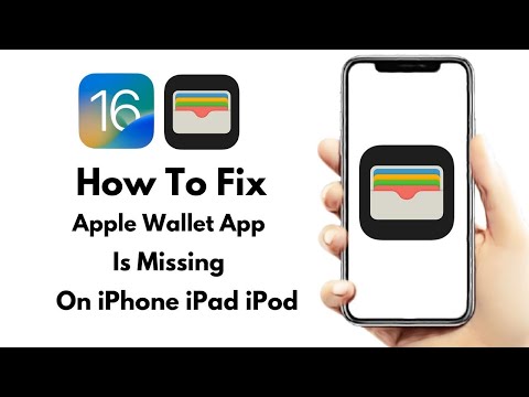 IOS 16 How To Fix Apple Wallet App Is Missing On iPhone iPad iPod - Find Missing Apple Wallet App