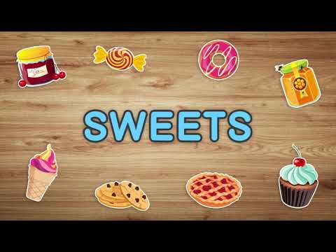 Sweets Vocabulary general vocabular…: English ESL video lessons