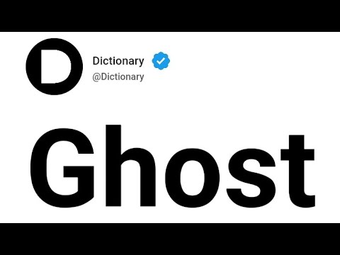 Ghost Meaning In English