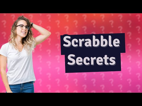 What is the secret to Scrabble?