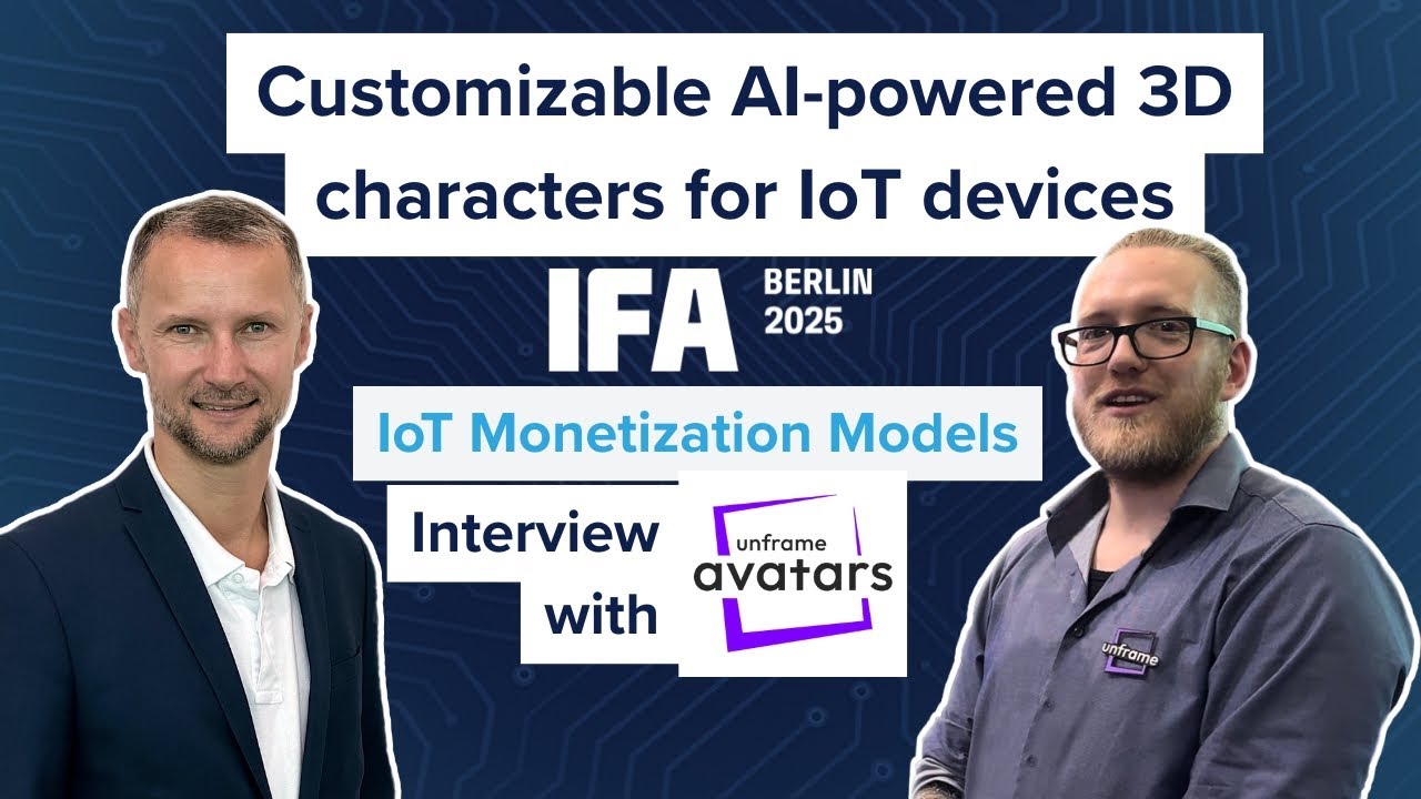 Customizable AI-powered 3D characters | IoT Monetization Models | WizzDev at IFA Next 2025