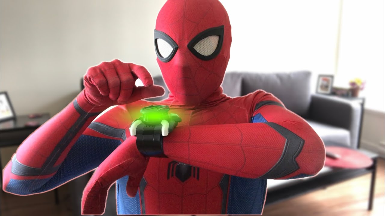Spider-man gets the Omnitrix