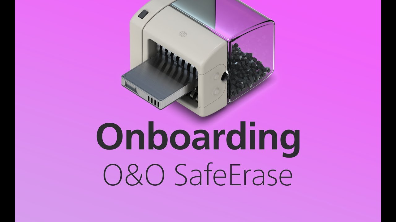 Getting started with O&O SafeErase 14